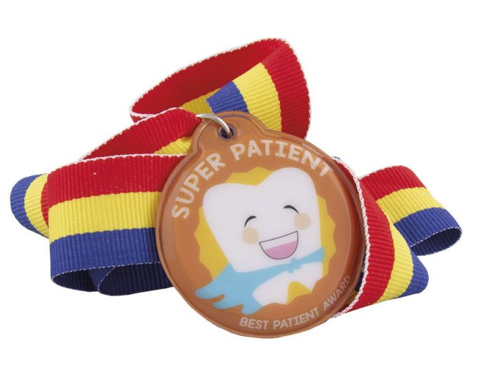 Round Patient Medals, Assorted, 20 Per Pack